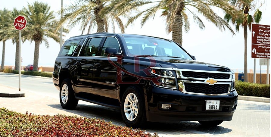 Hire Chevrolet Suburban SUV With Driver in Dubai - Luxury Ride Dubai
